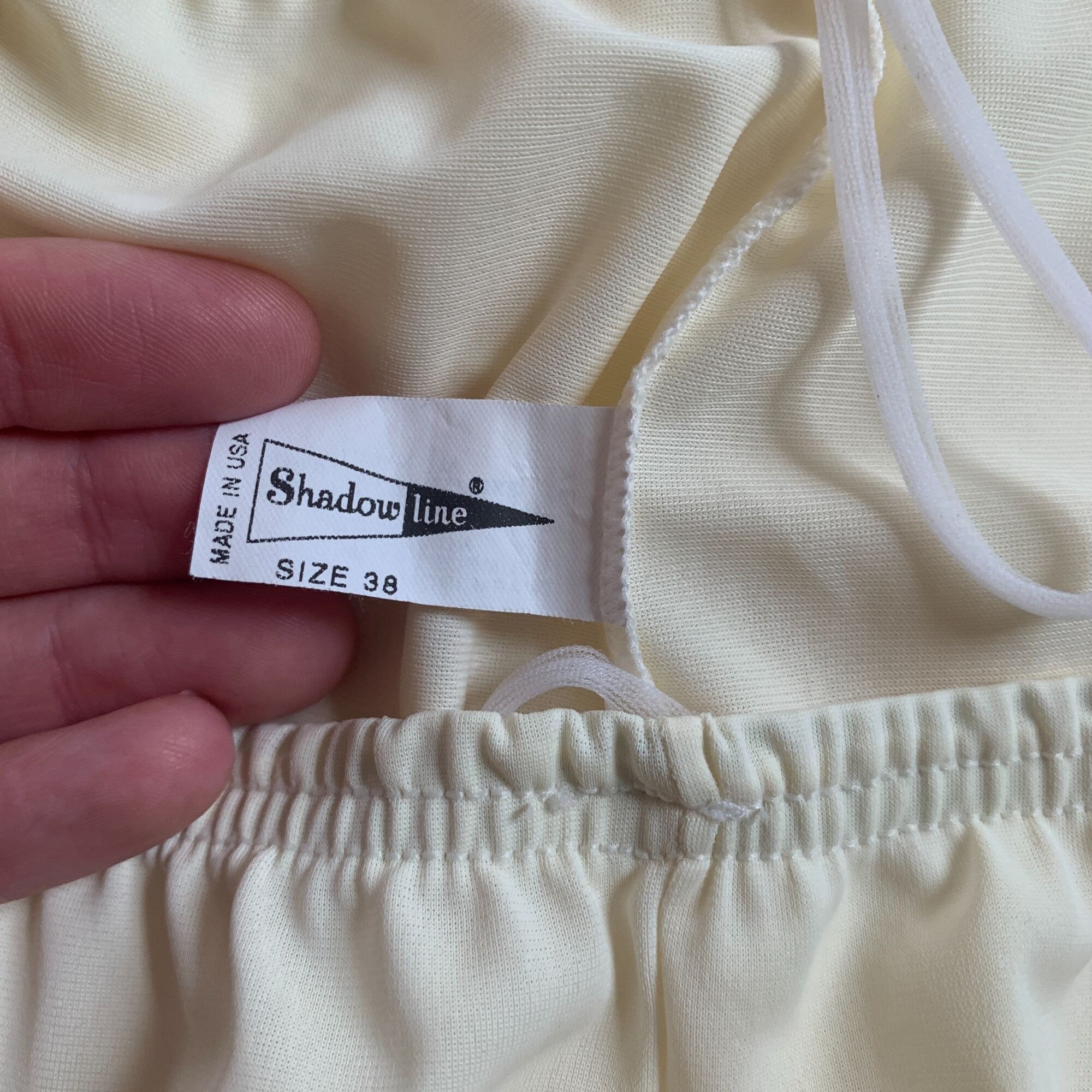 Shadowline Vintage Pale Yellow Pajama Top and Pants Set With - Etsy