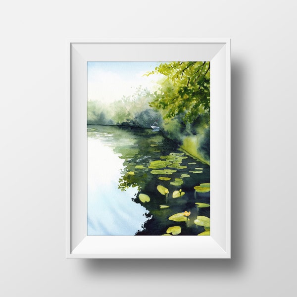 Zen Watercolor - Etsy