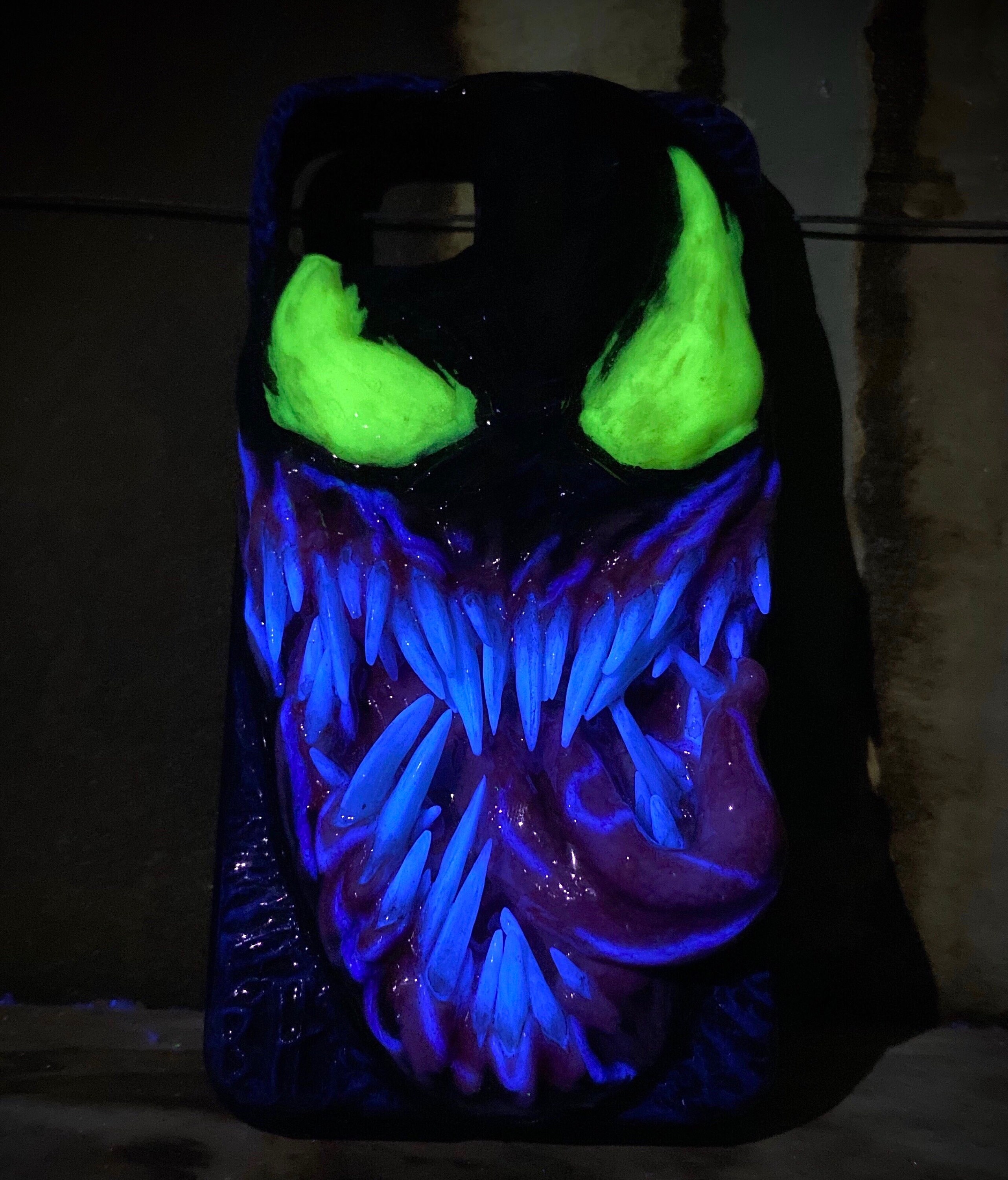 Custom Venom Symbiote Inspired OOAK Made to Order Phone Case | Etsy