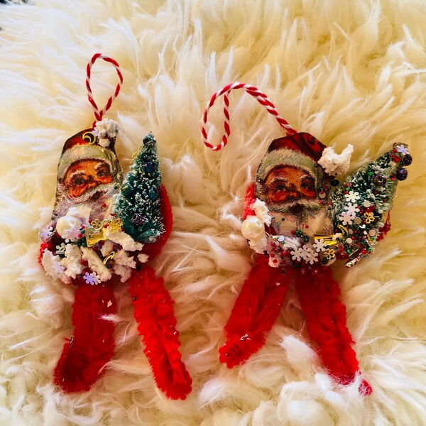 Pipe Cleaner Santa - Etsy