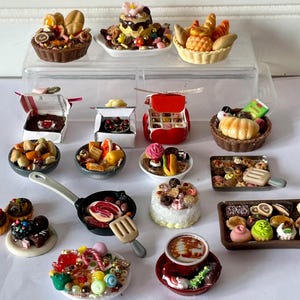 Handmade Dollhouse Miniature Food: Candy, Cereal, Pasta & Treats - Etsy