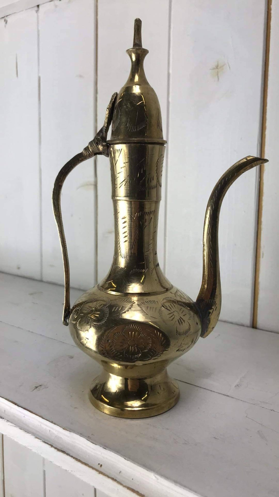 Brass Turkish Coffee Pot Etsy brass-turkish-coffee-pot-etsy