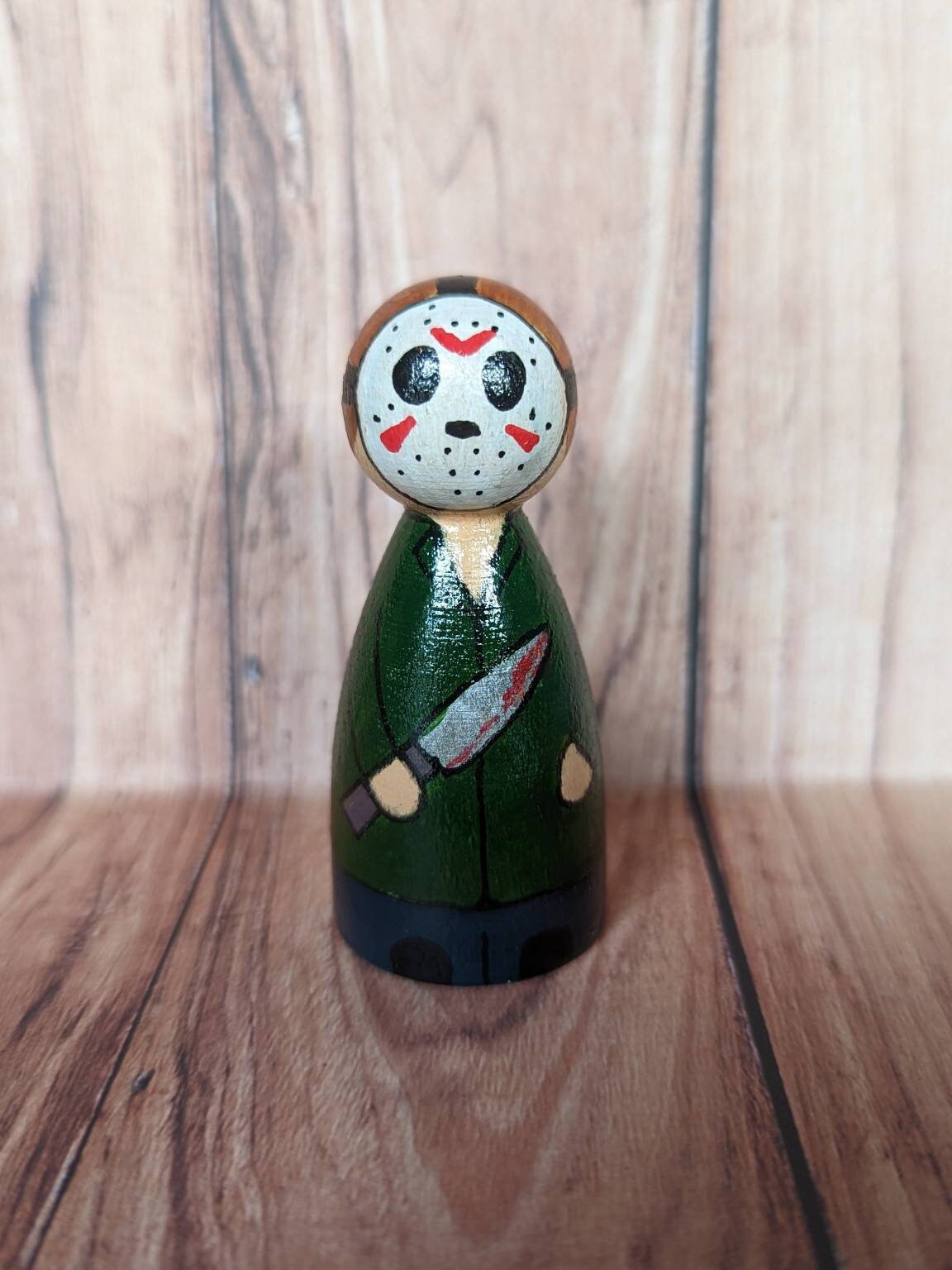 Slasher Horror Movie Character Peg Dolls Halloween - Etsy