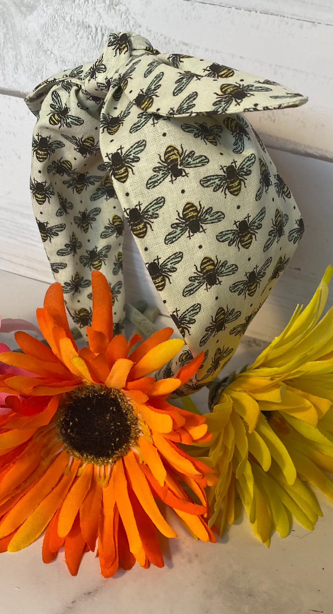 Bee Headband, Bumble Bee Headband, Nature Headband, Honey Bee Knotband ...