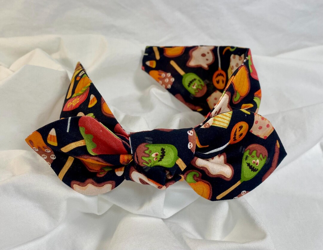 Halloween Candy Headband, Retro Side Knot Hair Accessory - Etsy