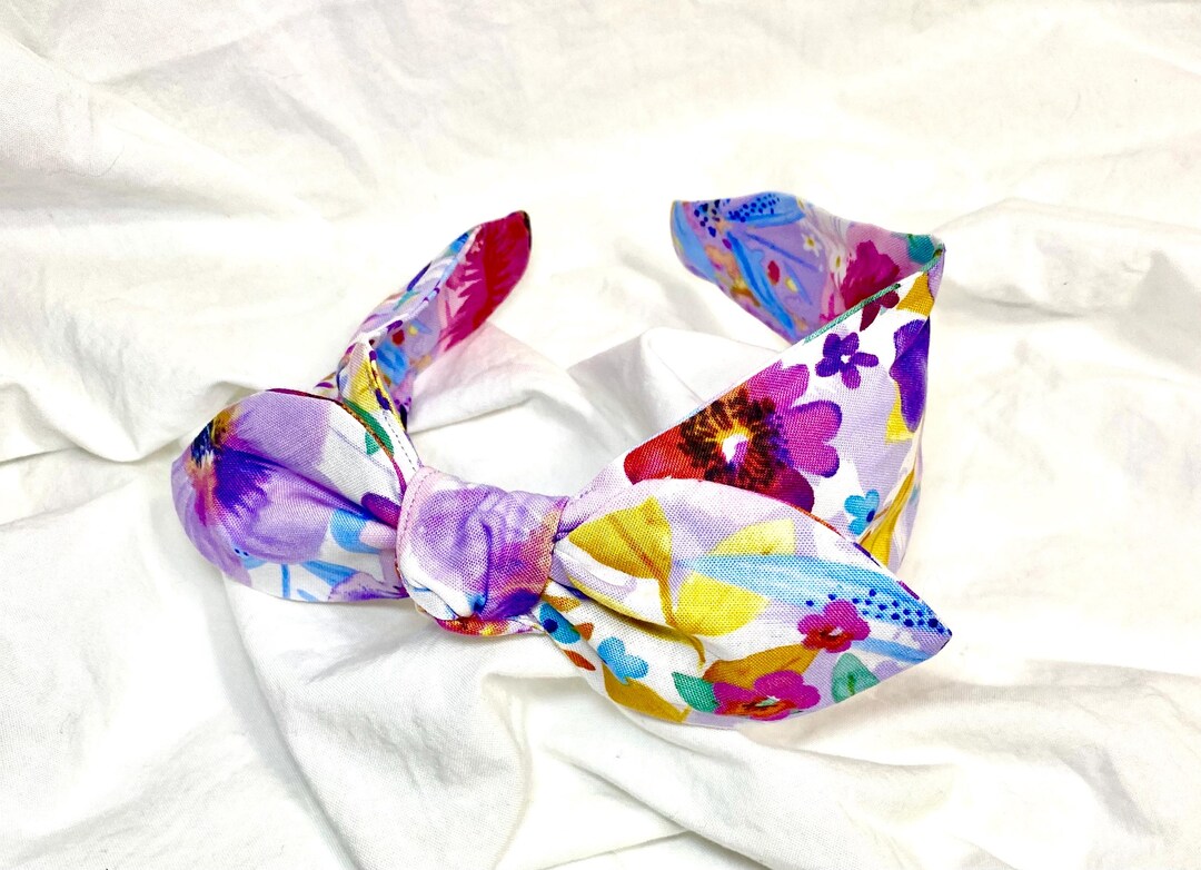 Spring Headband, Floral Pattern Headband, Spring Colors, Mothers Day ...