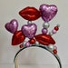 Valentines Day Headband, One of a Kind Headband, Hearts Headband ...