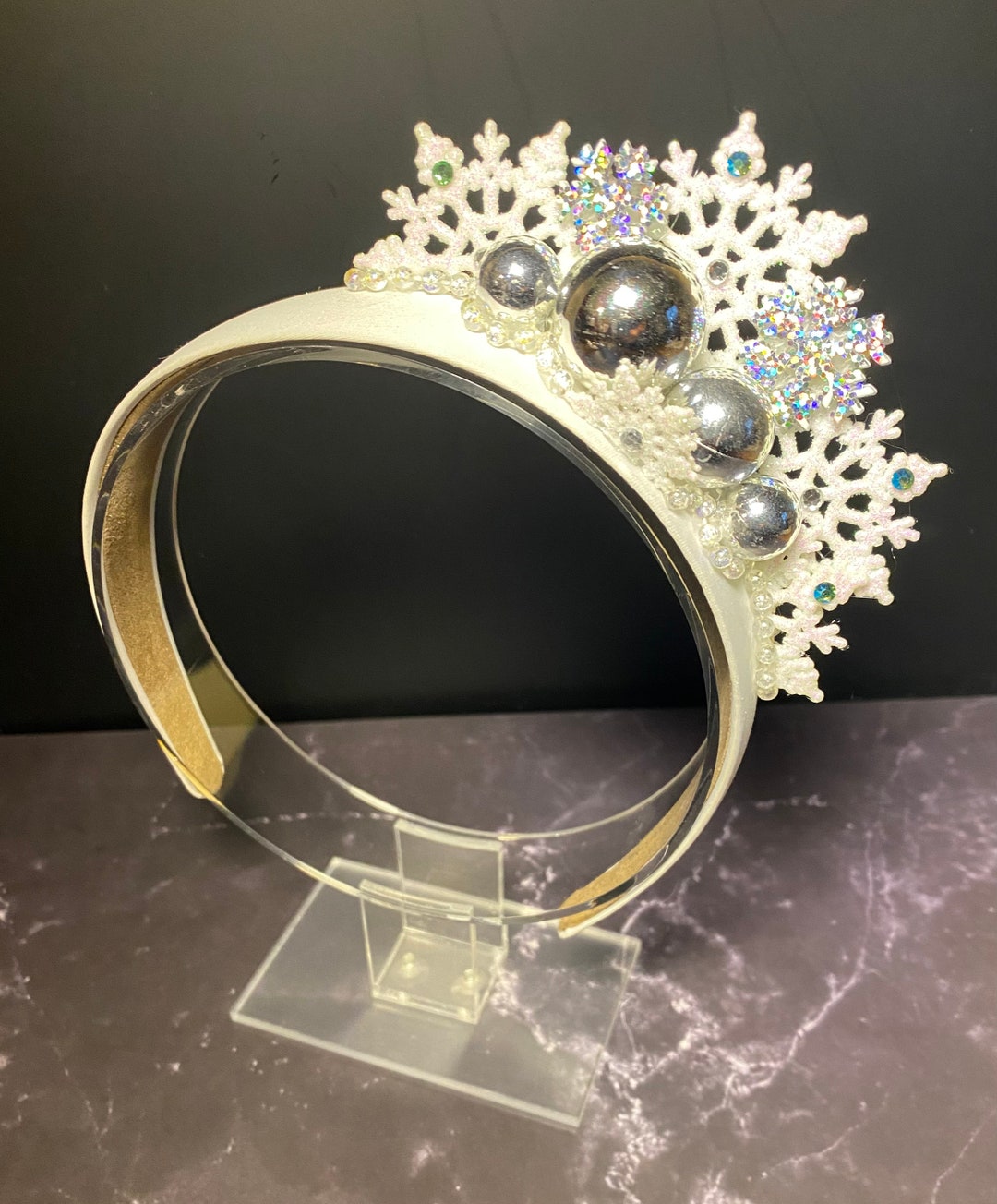 Snowflake Headband, Snowflake Crown, Snow Queen, SPARKLE Snowflake ...