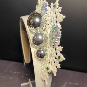 Snowflake Headband, Snowflake Crown, Snow Queen, SPARKLE Snowflake ...