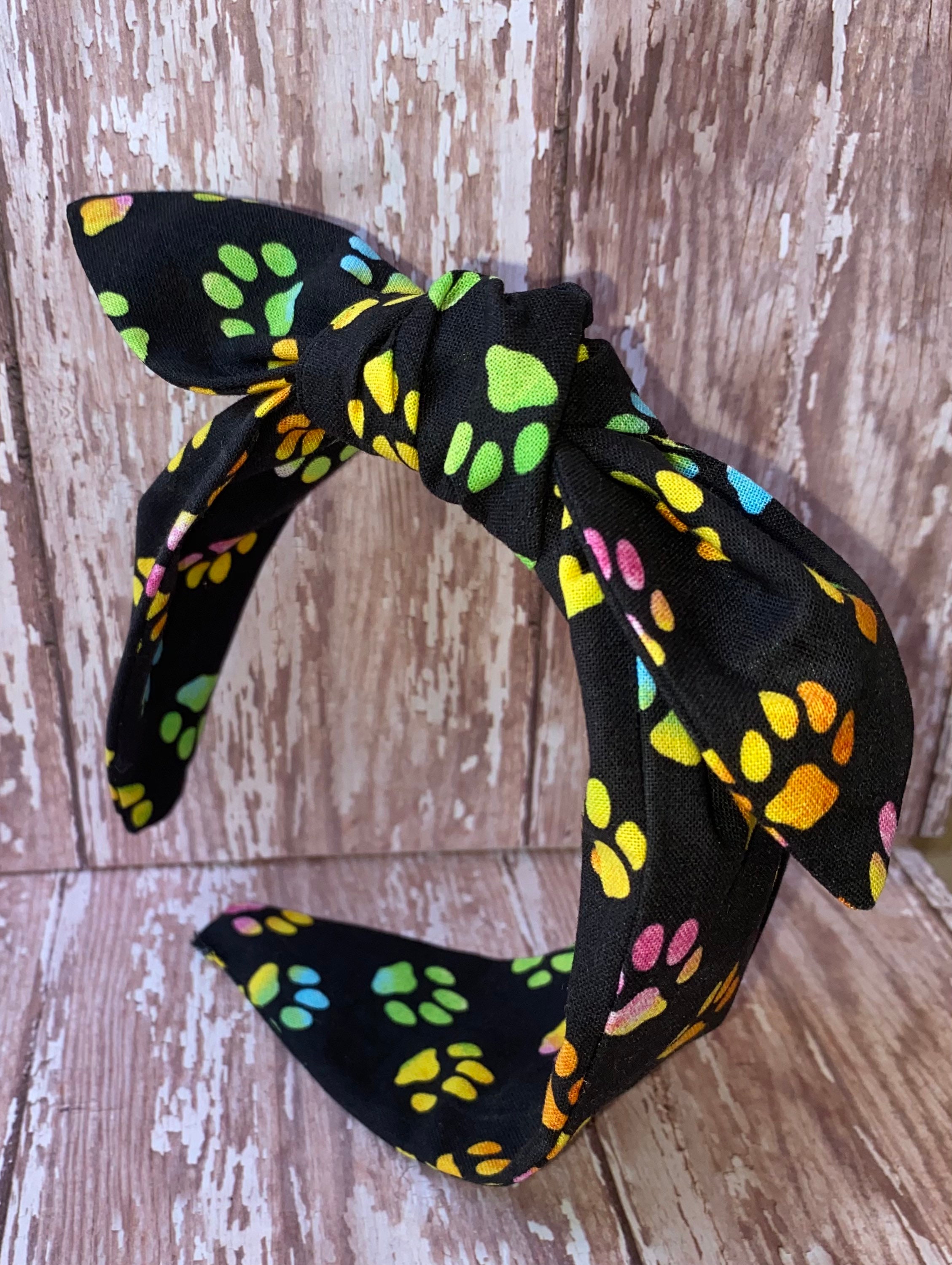 Paw Prints Headband Dog Headband Dog Lovers Headband - Etsy