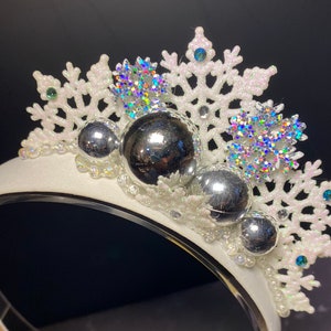 Snowflake Headband, Snowflake Crown, Snow Queen, SPARKLE Snowflake ...