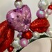 Valentines Day Headband, One of a Kind Headband, Hearts Headband ...