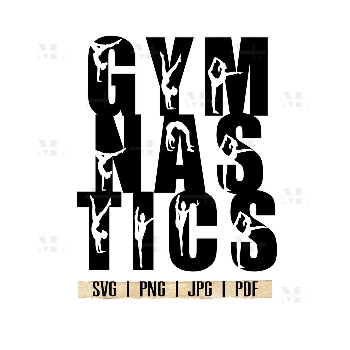 Gymnastics Svg Gymnast Svg Cut File Gymnastics Svg Cutting - Etsy