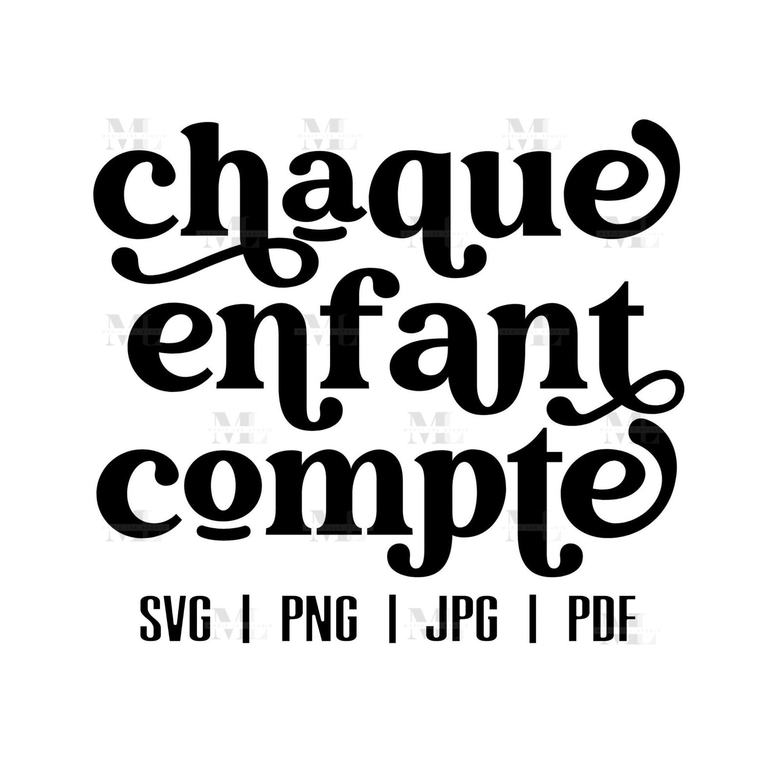 Chaque Enfant Compte SVG, Every Child Matters SVG, Orange Shirt Day ...