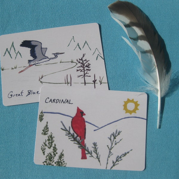 Bird Oracle Cards - Etsy