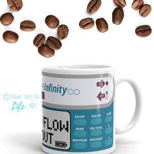 Tubie Mama Coffee Mug ~ Infinity Pump Coffee Cup ~ for Feeding Tube ...
