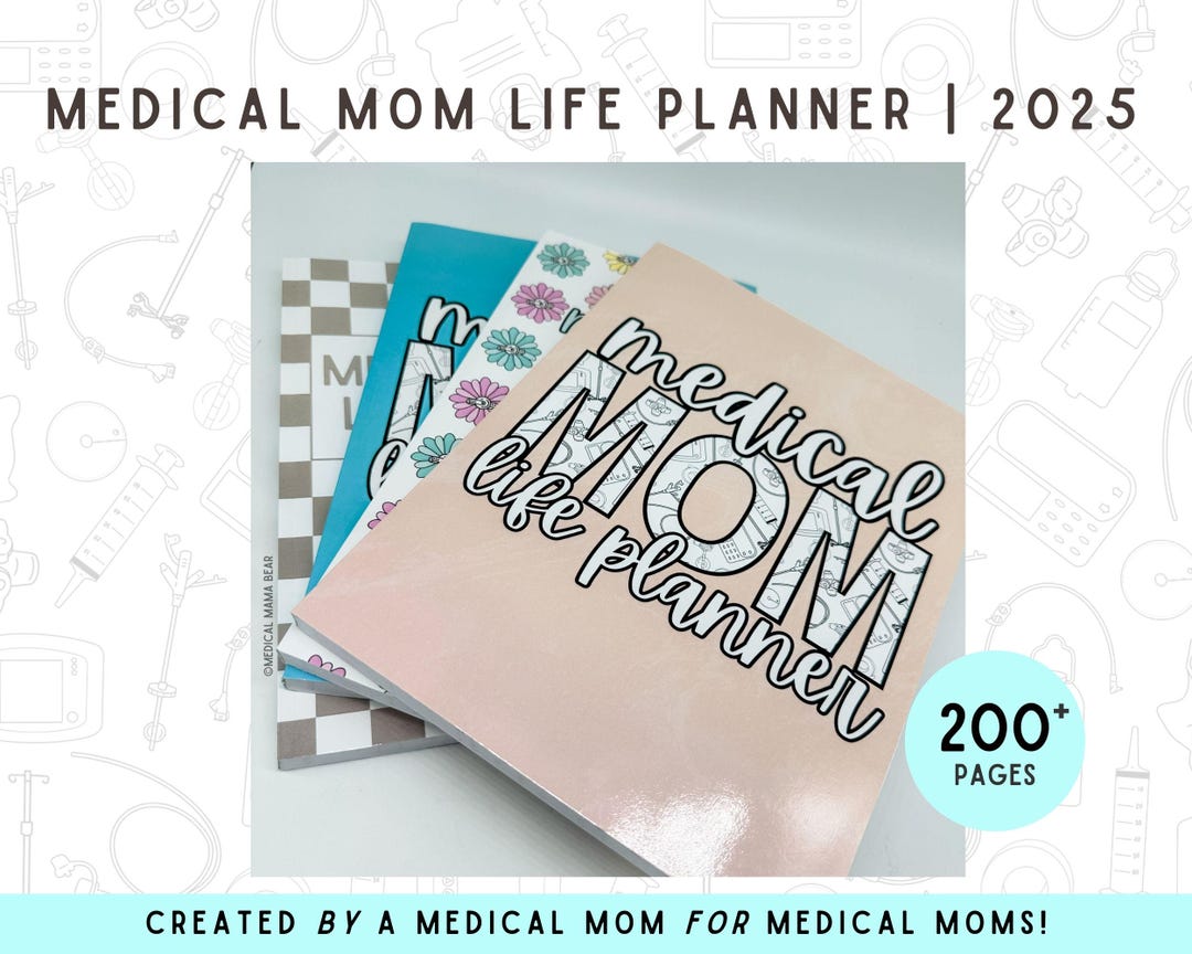 Medical Mom Life Planner 2025 Jan-dec Daily Weekly Monthly Monthly ...