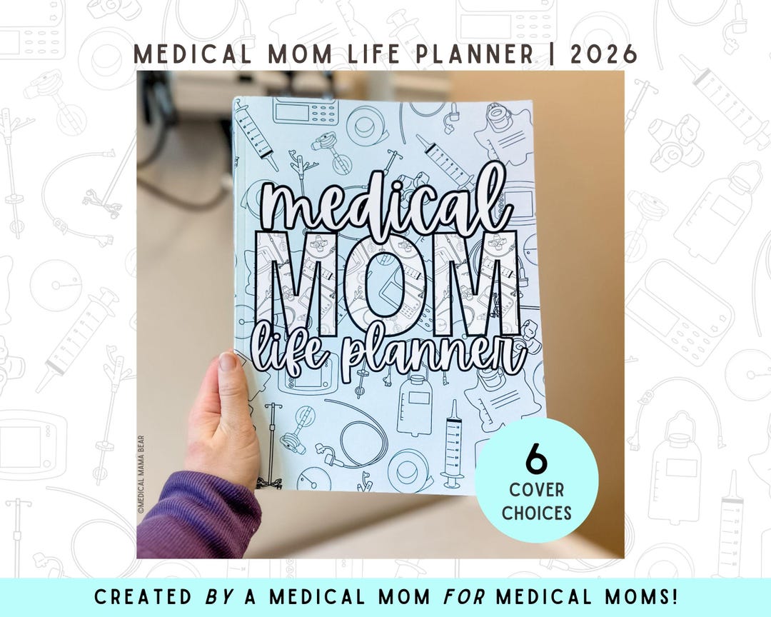 Medical Mom Life Planner 2026: Feeding Tube, Medication Tracker ...