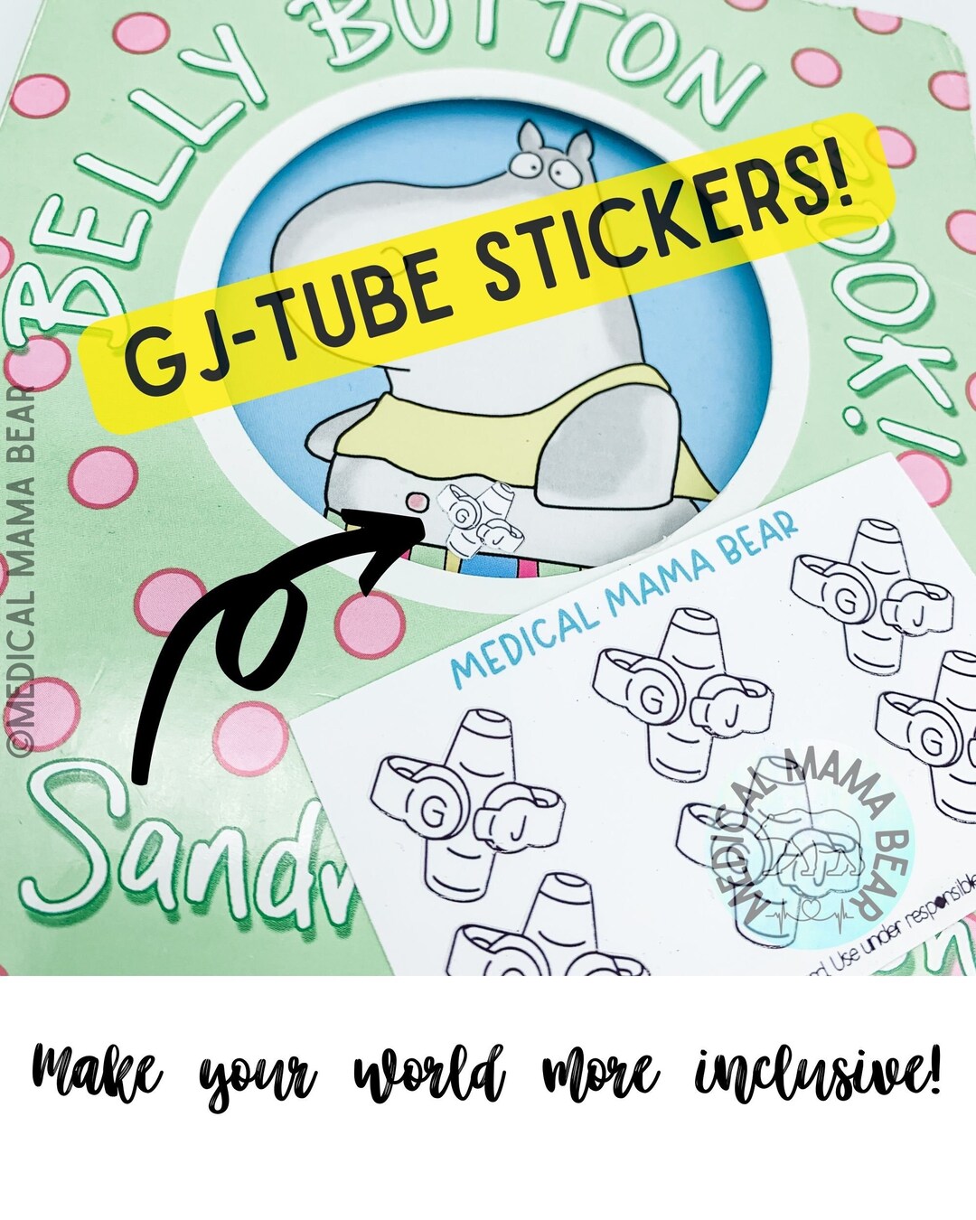 GJ Tube Stickers Mic-key Button Add to Books Phones Laptops Etc. Mom G ...