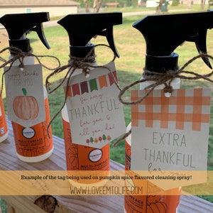 Fall Thankful Gift Tags Printable 4 Styles Thanksgiving Gift - Etsy
