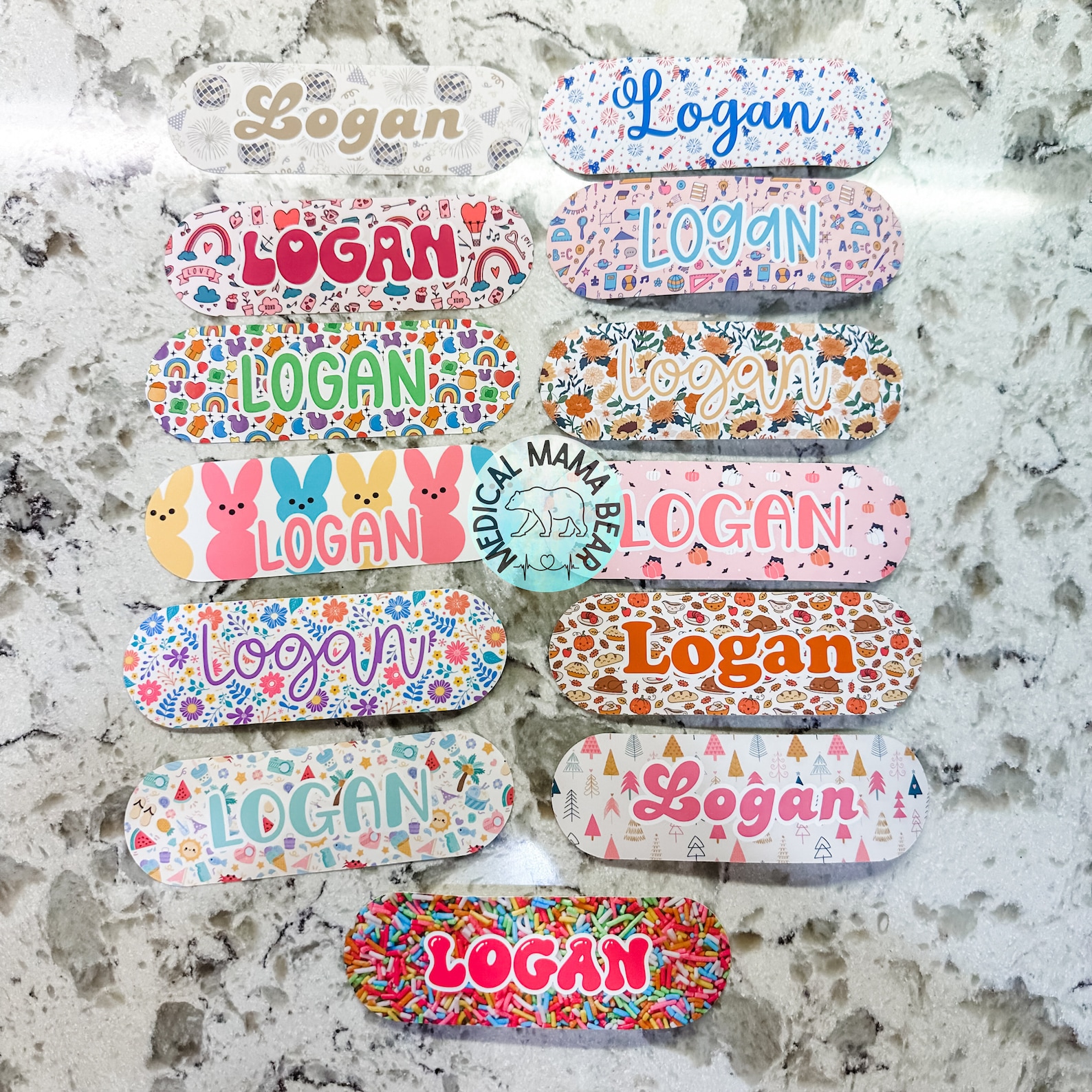Girl 12 Month Bundle Pump Door Stickers Add Name Feeding Pump Tube G ...