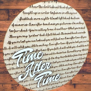 Song Lyric Engraved Sign - First Dance Lyrics - Song Lyrics Wall Art - Etsy