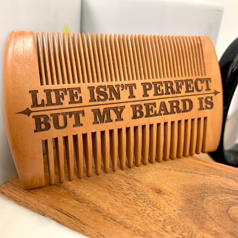 Wooden Beard Comb - Etsy
