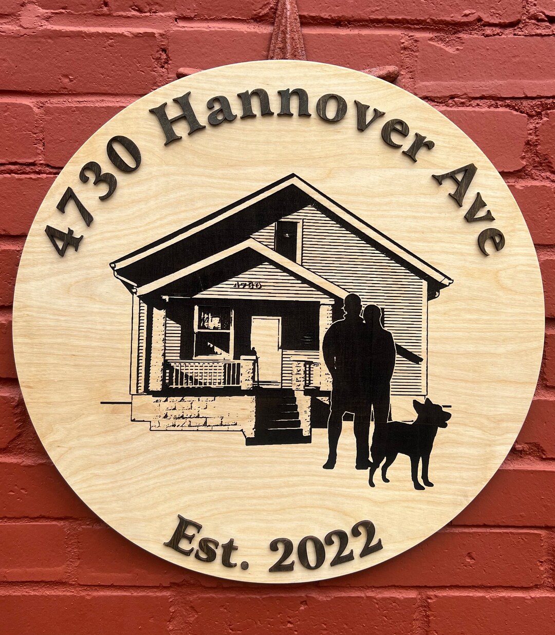 Personalized New Home Sign - Engraved Address Sign - Realtor Closing ...