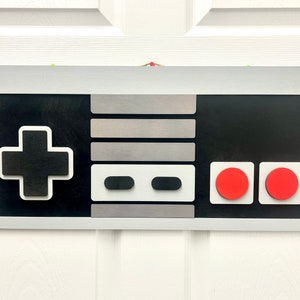 Nintendo Controller Sign - NES Controller Wall Decor - Etsy