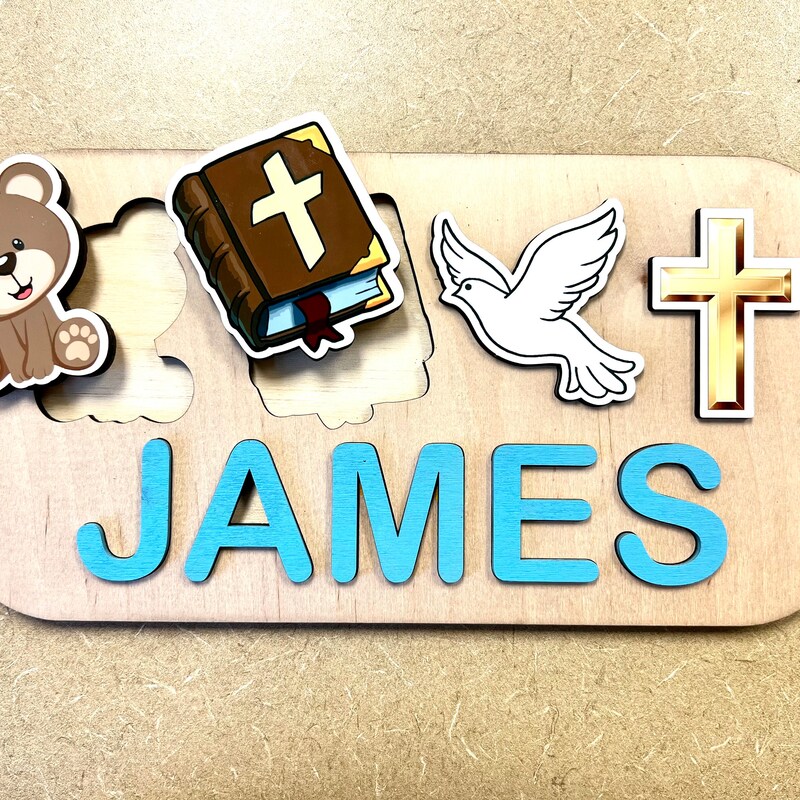 Custom Baptism Puzzle - Etsy