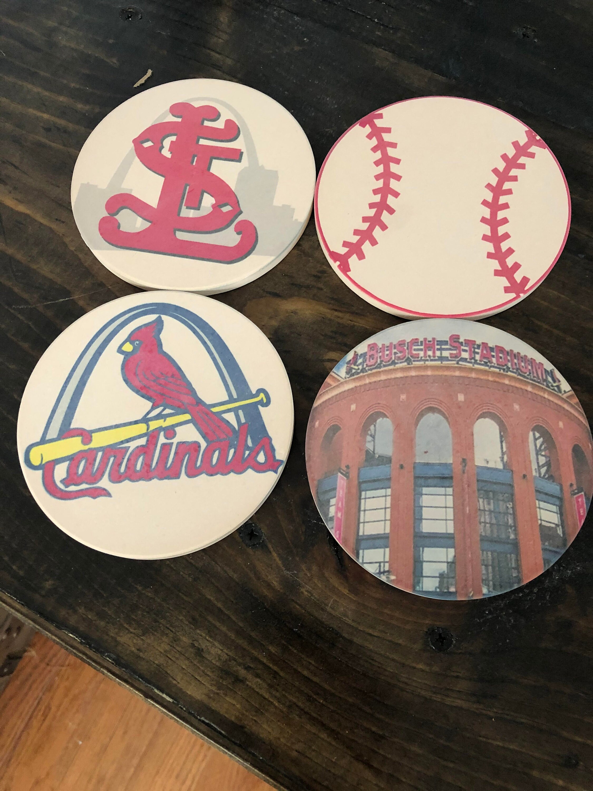 St. Louis Cardinals Stone Coasters - Etsy