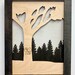 Engraved Wood Frame Names Carved Into a Tree - Etsy