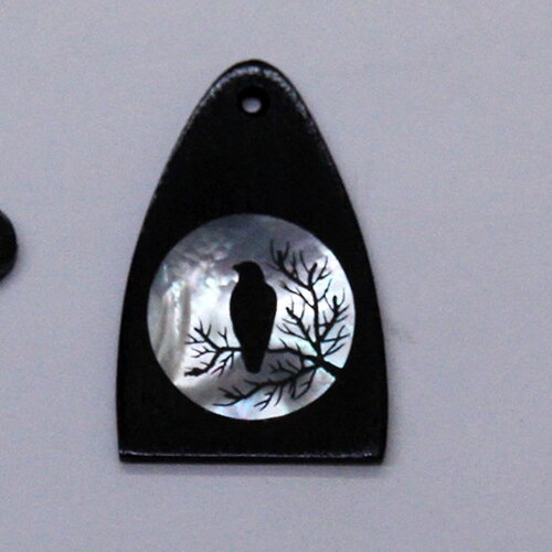 Truss Rod Cover With Raven Silhouette Inlay Will Fit PRS - Etsy