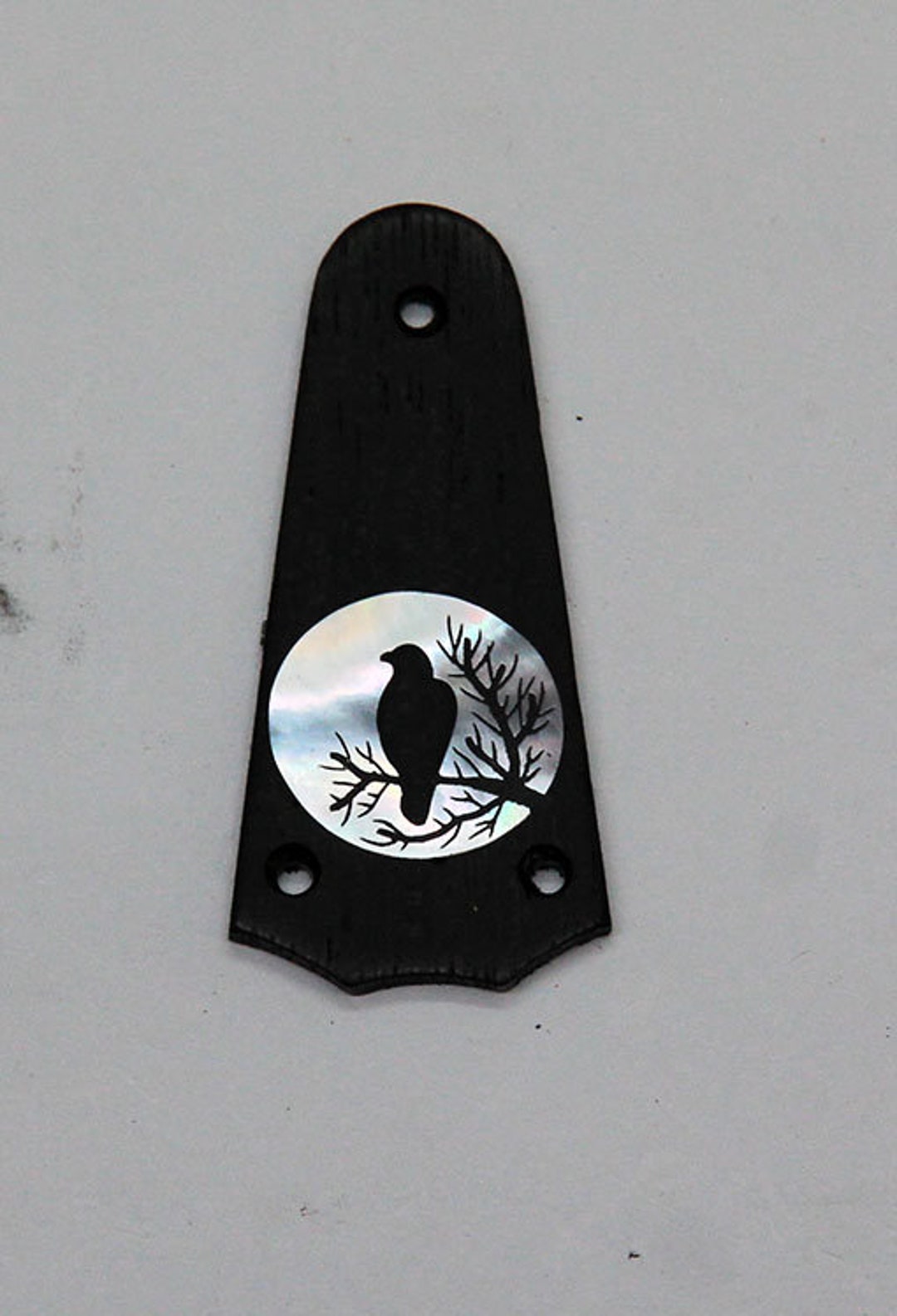Truss Rod Cover With Raven Silhouette Inlay Will Fit Taylor 3 - Etsy