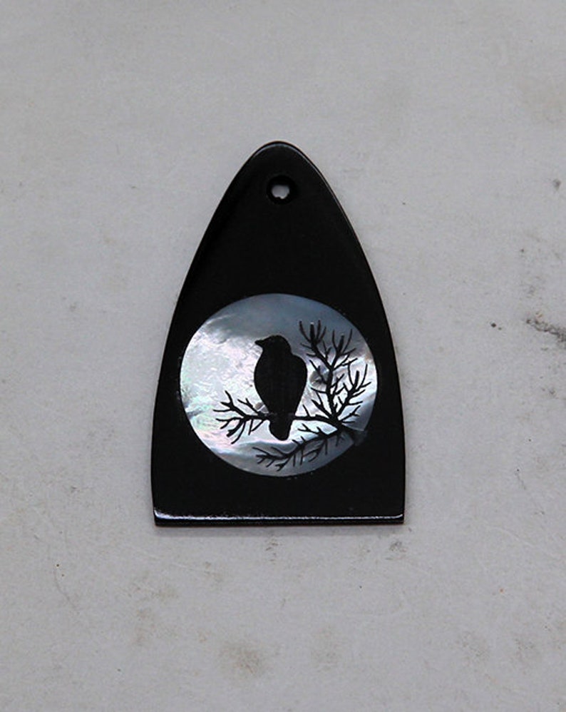 Truss Rod Cover With Raven Silhouette Inlay Will Fit PRS - Etsy
