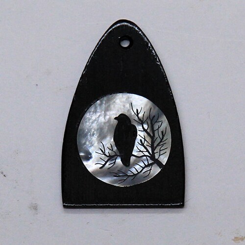 Truss Rod Cover With Raven Silhouette Inlay Will Fit PRS - Etsy