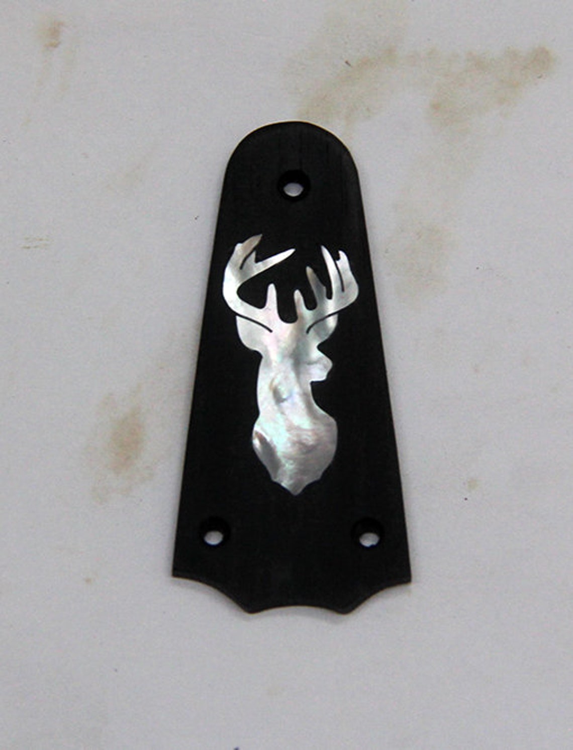 Truss Rod Cover With Deer Head Silhouette Inlay Will Fit - Etsy