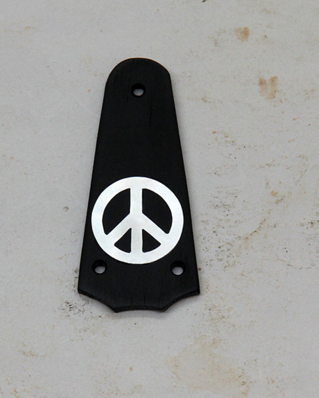 Truss Rod Cover With Peace Symbol Inlay Will Fit Taylor 3 Hole - Etsy