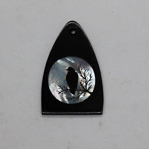 Truss Rod Cover With Raven Silhouette Inlay Will Fit PRS - Etsy