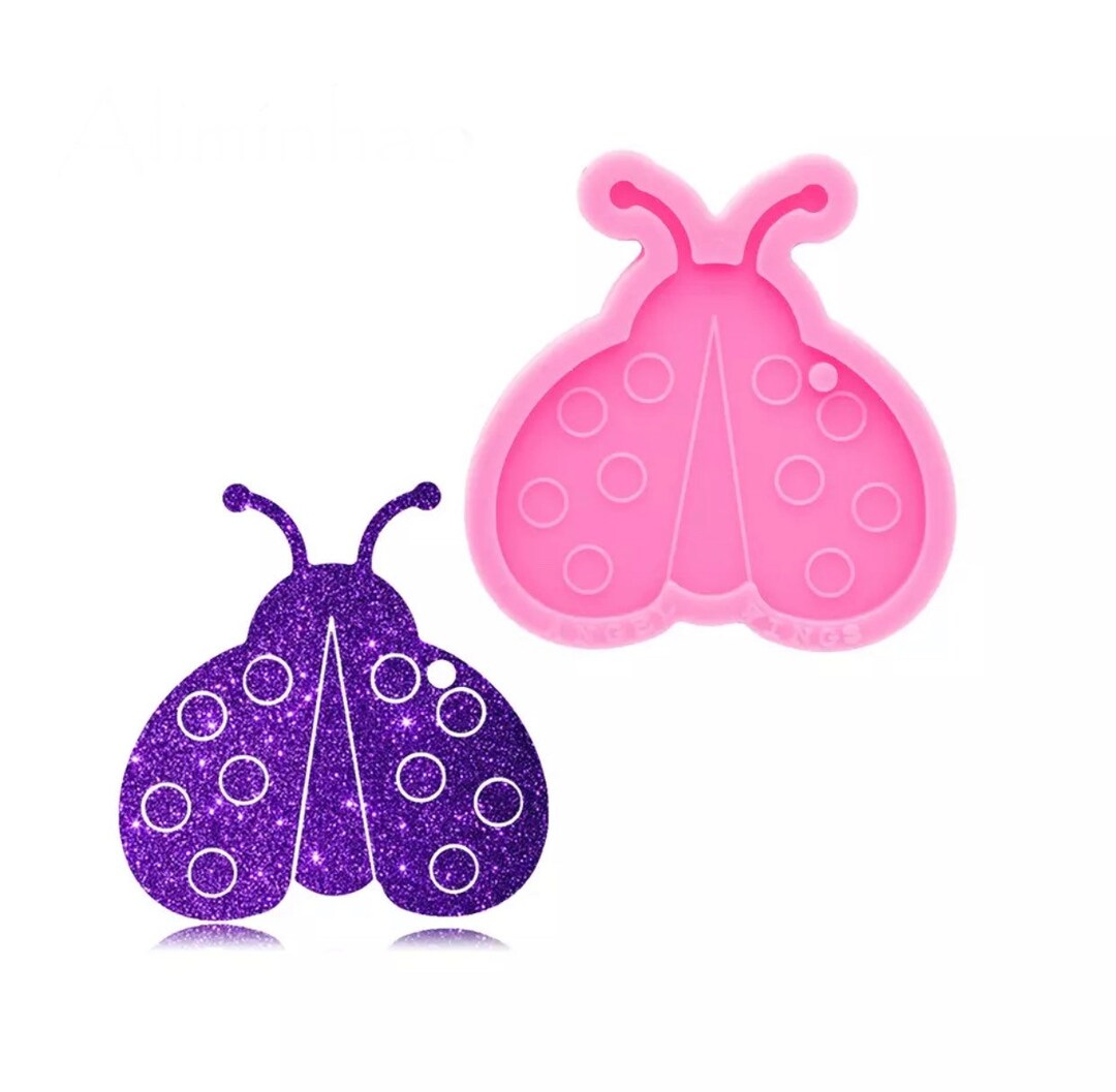Ladybug Silicone Mold | Ladybug Mold| Ladybug Keychain Mold| Badge Reel ...