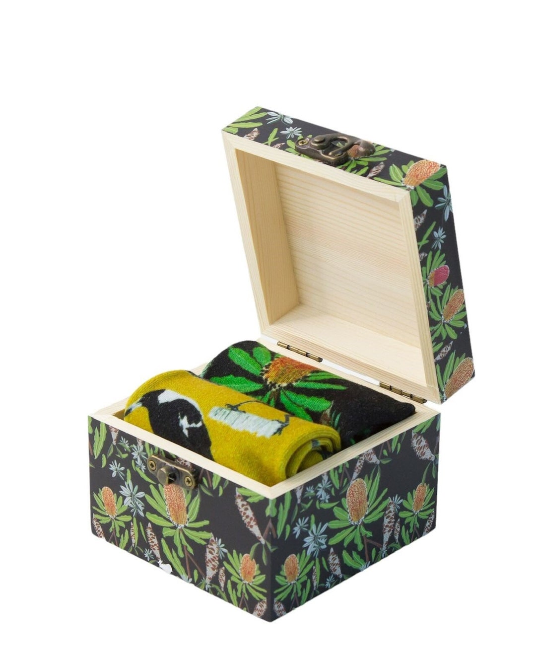 Aussie Icons Reusable Timber Gift Box - Etsy