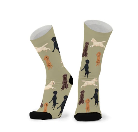 Red Fox Bamboo Sox. Dog Socks.labrador Socks.cute Socks.pet - Etsy