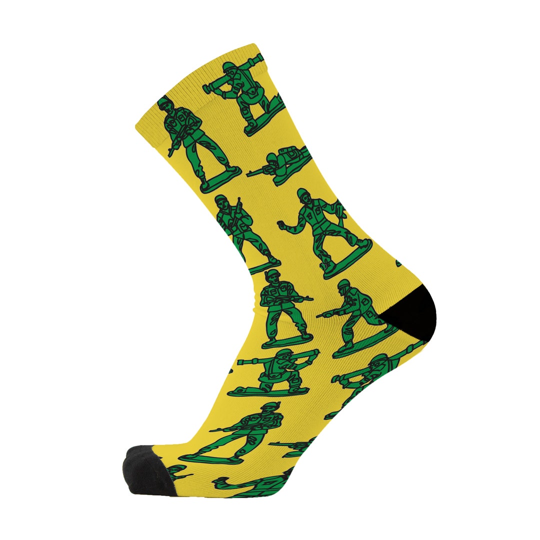 Toy Soldiers Bamboo Socks. Classic Military Toy Soldiers Sock. Toy ...