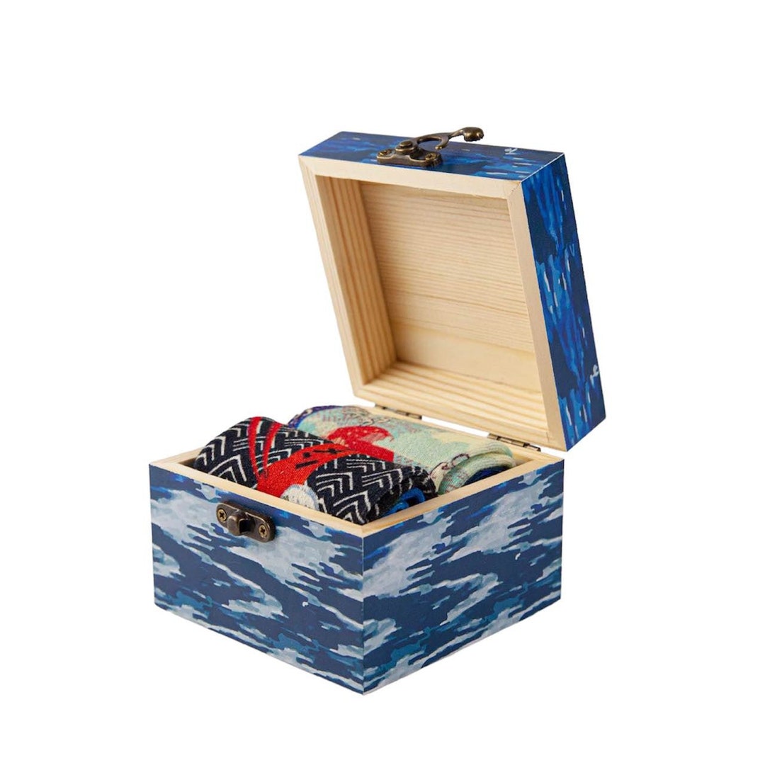 Oriental Wave Reusable Timber Gift Box. Ramen and Japanese - Etsy