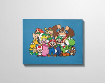 Super Mario Canvas Art | Etsy