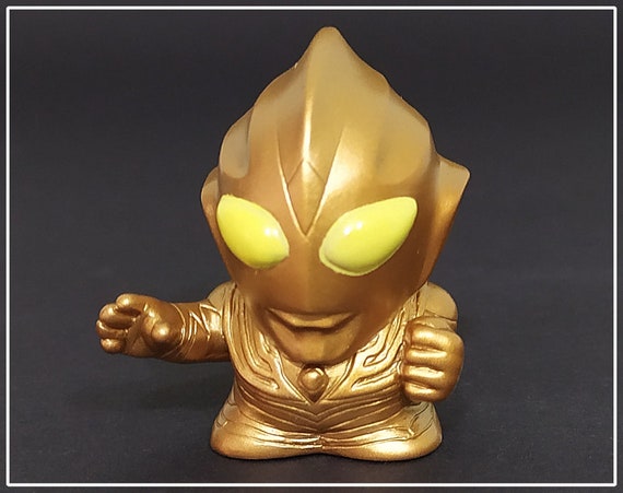 SD Super Deformed Ultraman Tiga Gold Color Ultraman Festival - Etsy