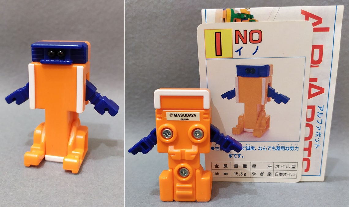 Alpha Bots Number Bots Alphabet Letters Numbers Vintage | Etsy