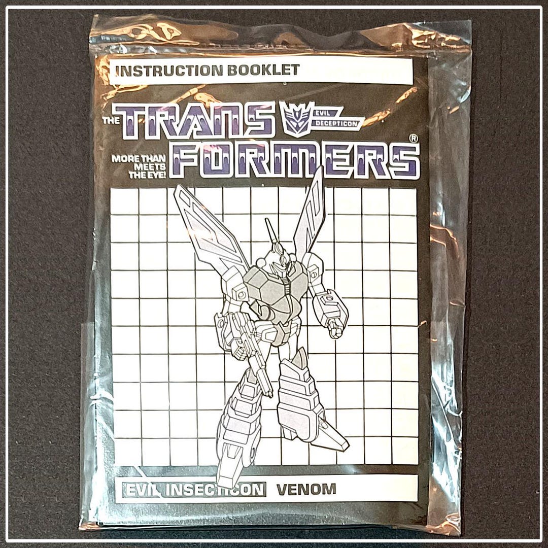 Transformers G1 Decepticon Insecticon Venom Accessories Pack Hasbro ...