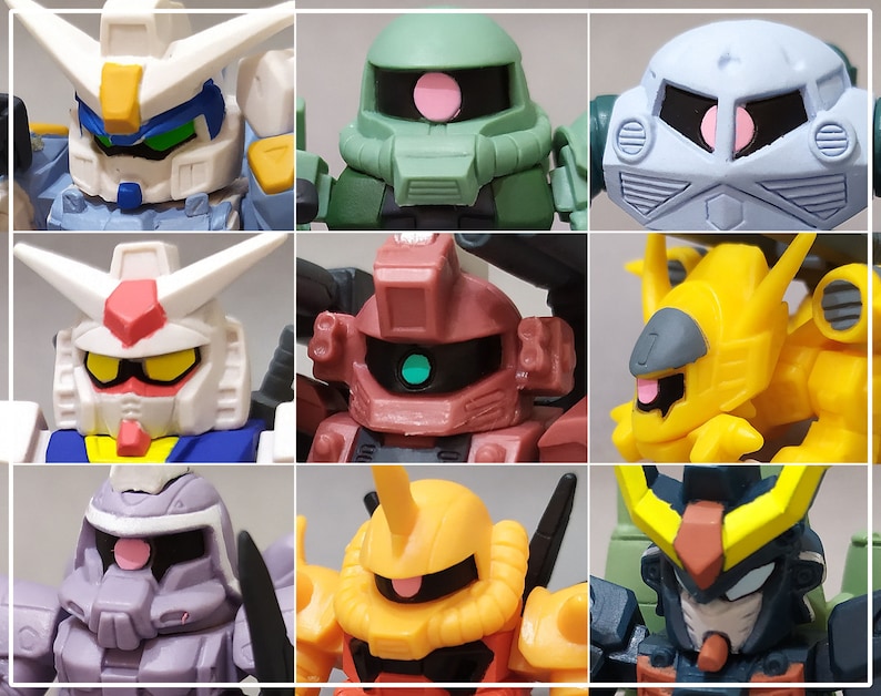 SD Gundam Full Color Custom Mobile Suit Gundam SEED Destiny | Etsy