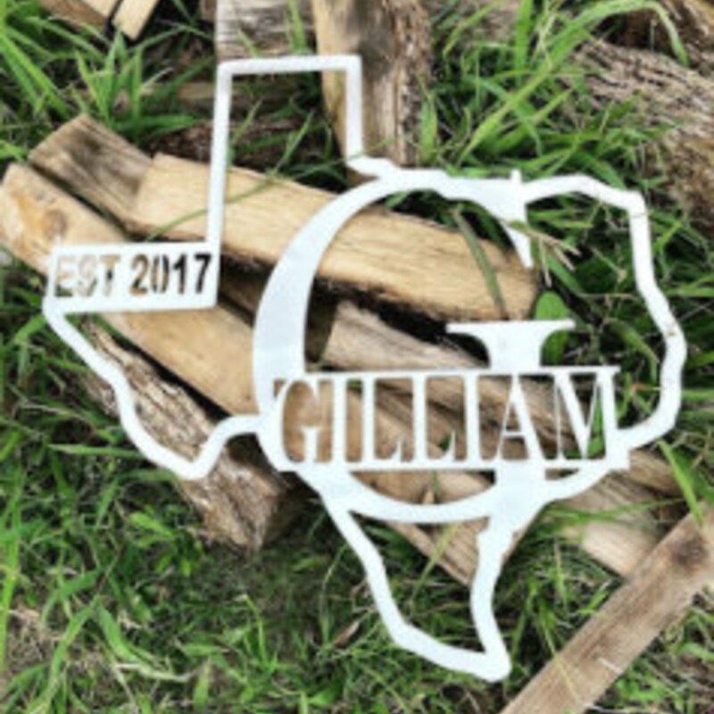 Texas Monogram - Etsy